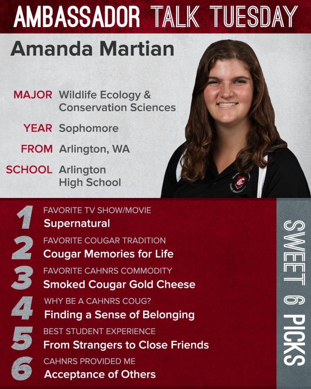 CAHNRS Talk Tuesday: Amanda Martian | CAHNRS News | Washington State ...