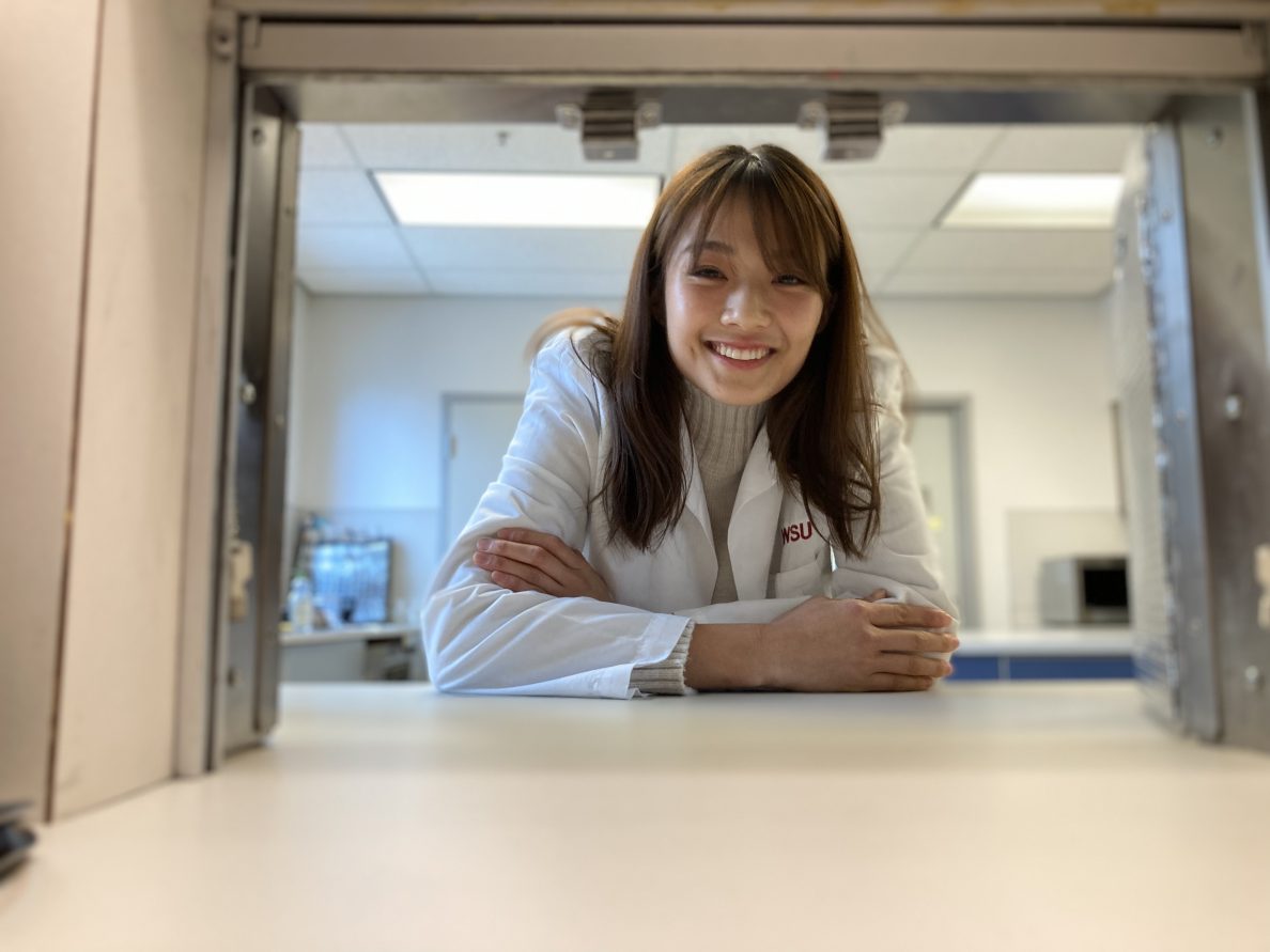 Future food scientist Hirono Kamon to carry CAHNRS banner at fall ’22 ...