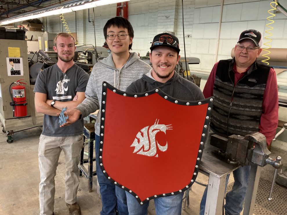 Armoring the Cougs: AgTM 201 metal shop builds custom shield for Cougar ...