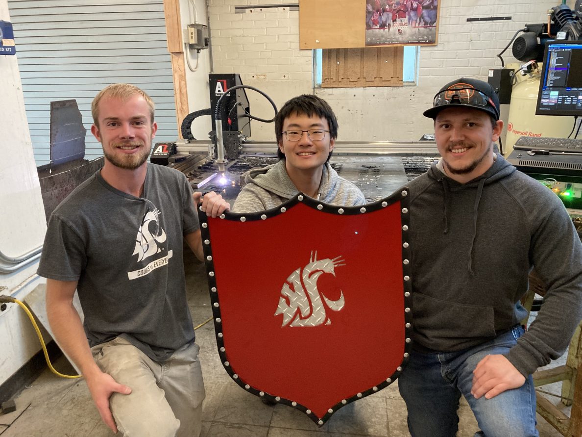 Armoring the Cougs: AgTM 201 metal shop builds custom shield for Cougar ...