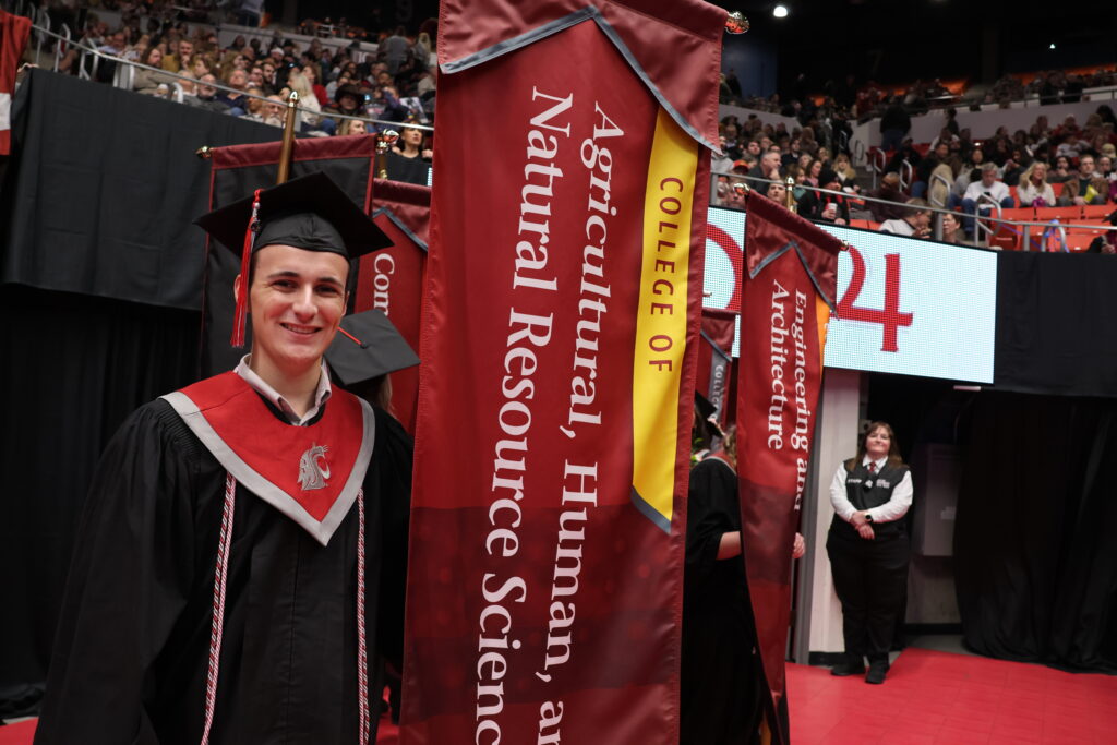 Fall 2024 CAHNRS gonfalon bearer explores the science of food | CAHNRS ...