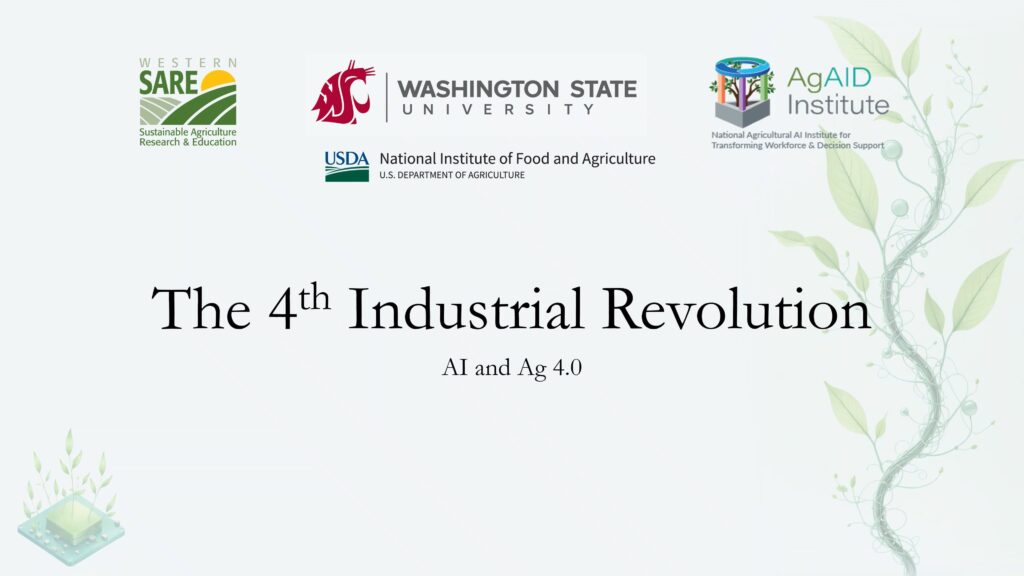 The 4th Industrial Revolution | Center for Sustaining Agriculture and ...