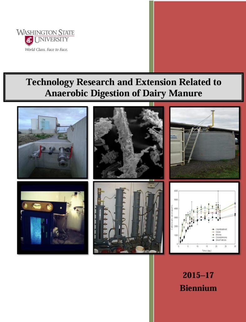 Technology Research and Extension Related to Anaerobic Digestion of ...