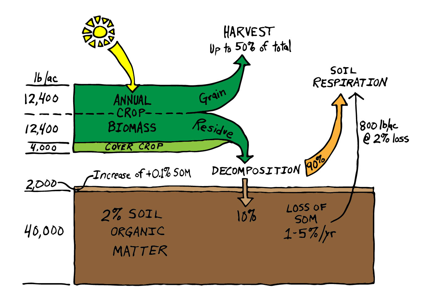 Putting Numbers to the Difficult Task of Increasing Soil Organic Matter ...