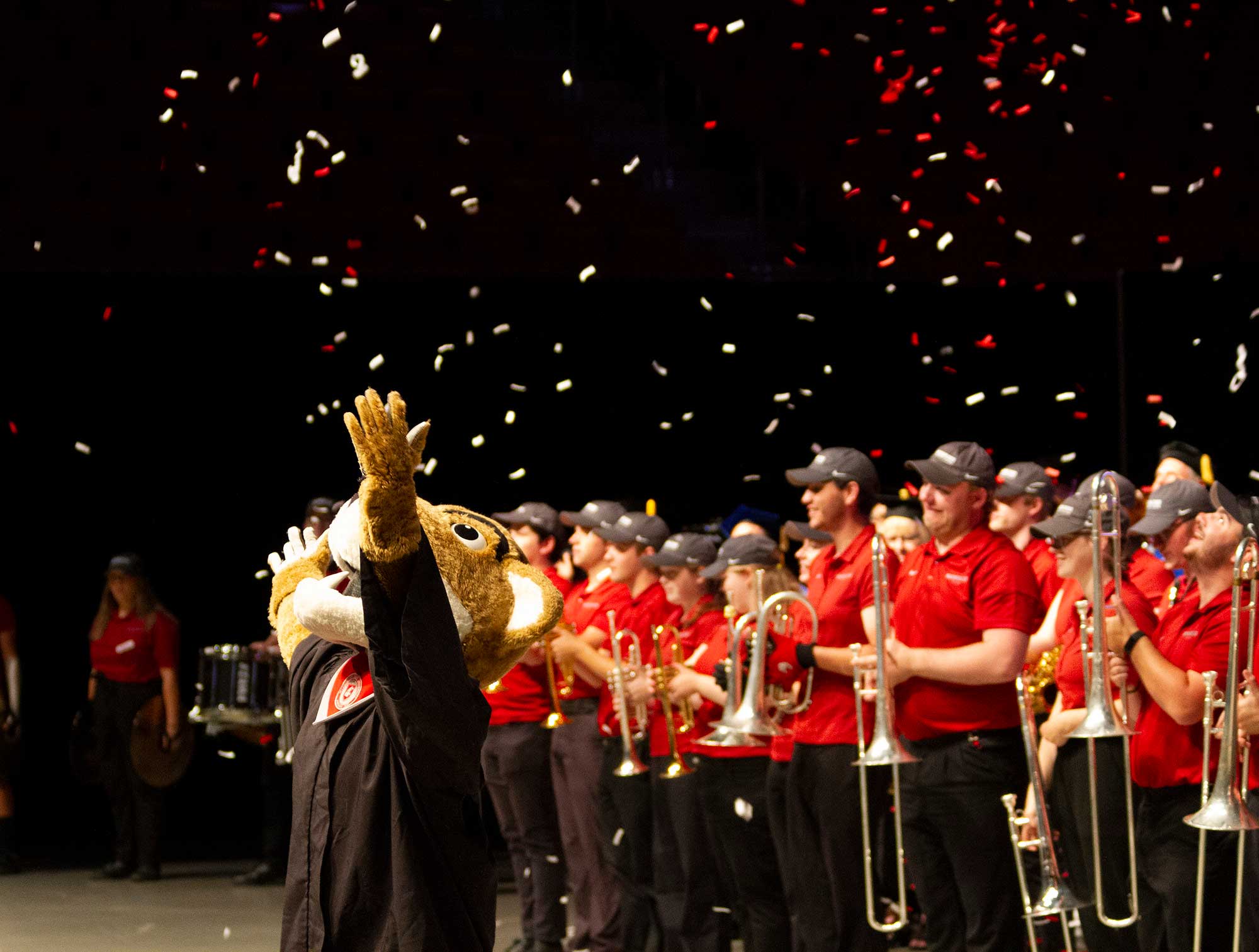 Butch-with-band-at-graduation | College of Agricultural, Human, and ...