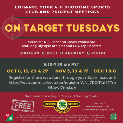 4-H “On Target Tuesdays” | Pierce County | Washington State University
