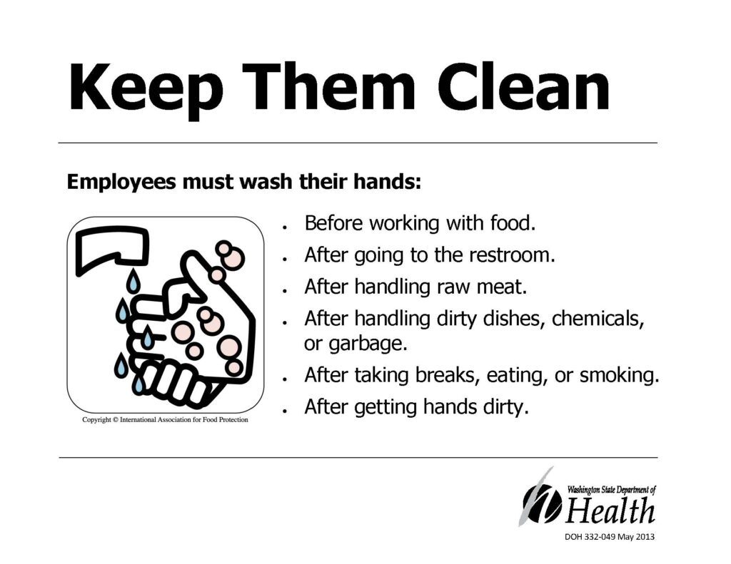 Retail Food Handling Resources | Consumer Food Safety | Washington ...