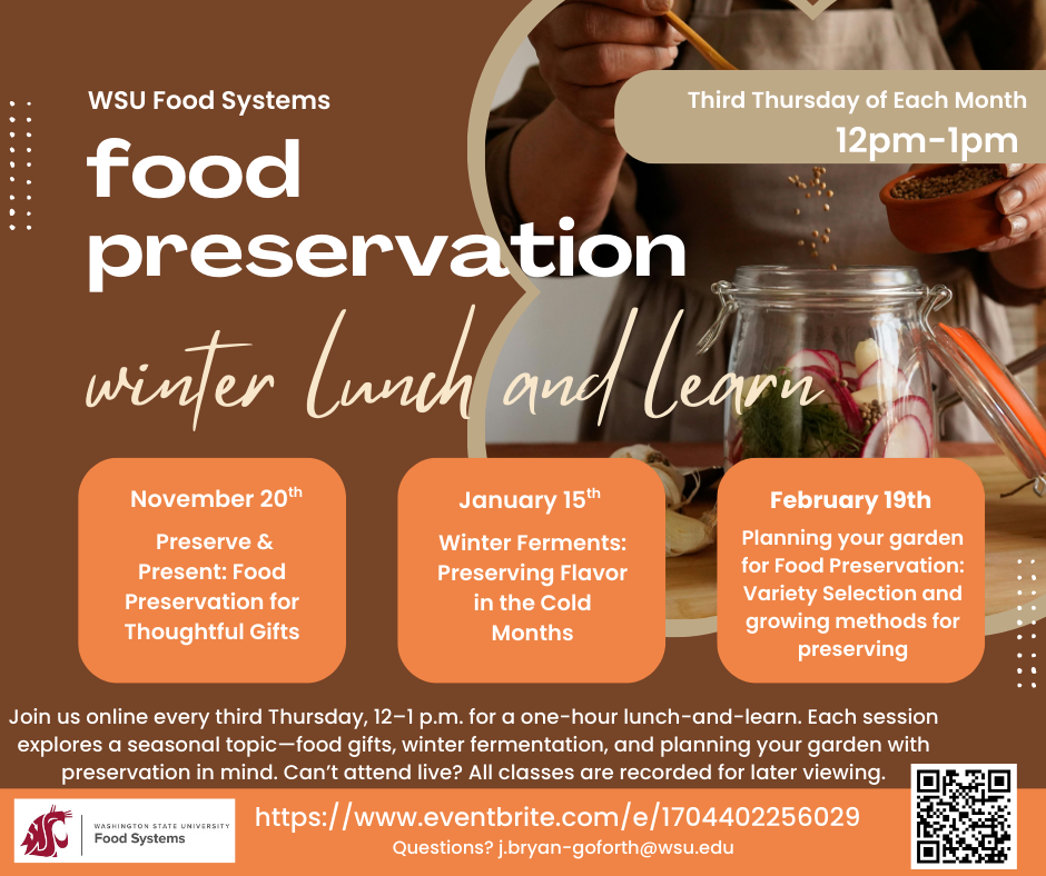 Food Preservation Online Training Series | Consumer Food Safety ...