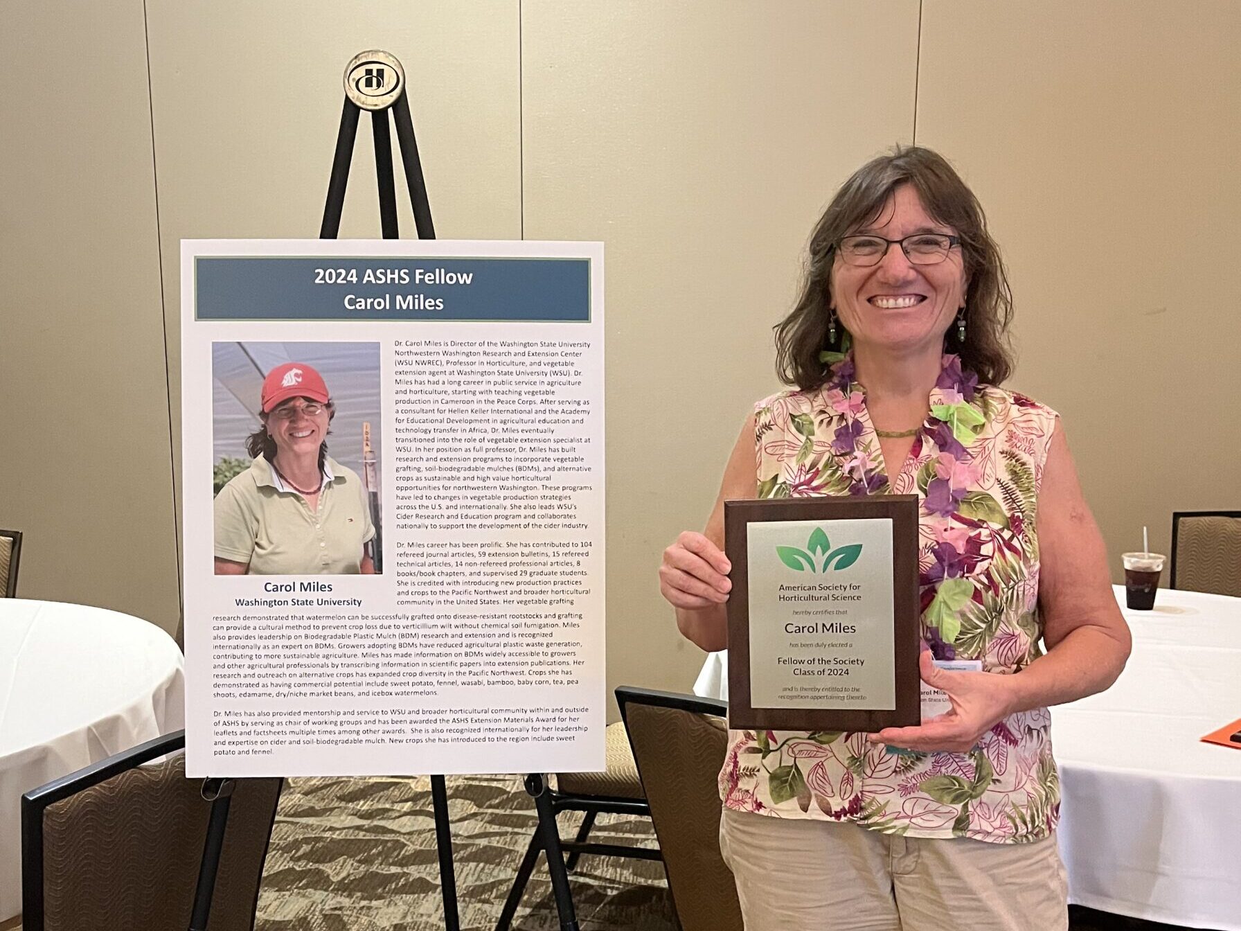 Dr. Carol Miles awarded 2024 ASHS Fellow | Mount Vernon NWREC ...