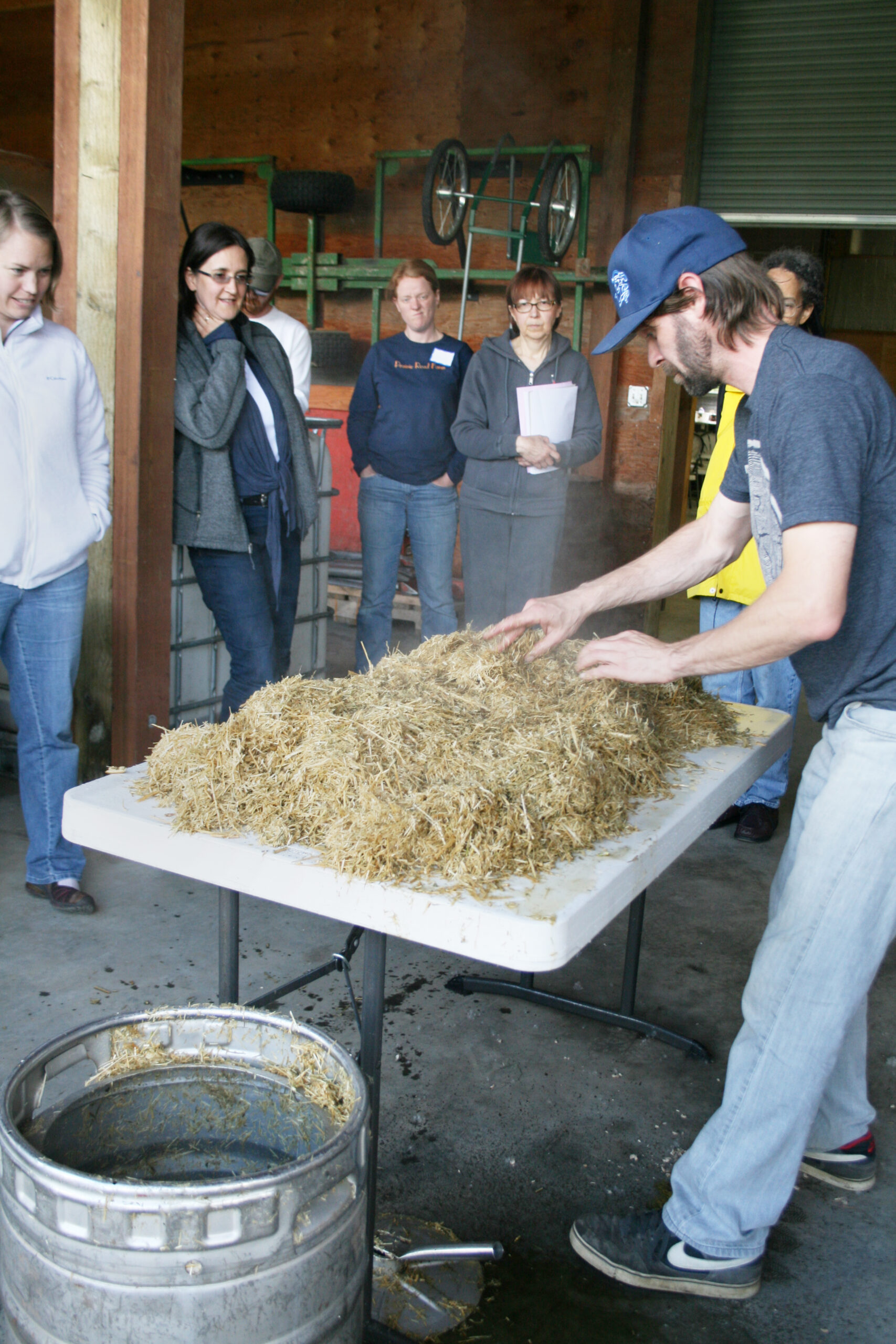 Jim-Gouin-sterilized-straw | Snohomish County | Washington State University