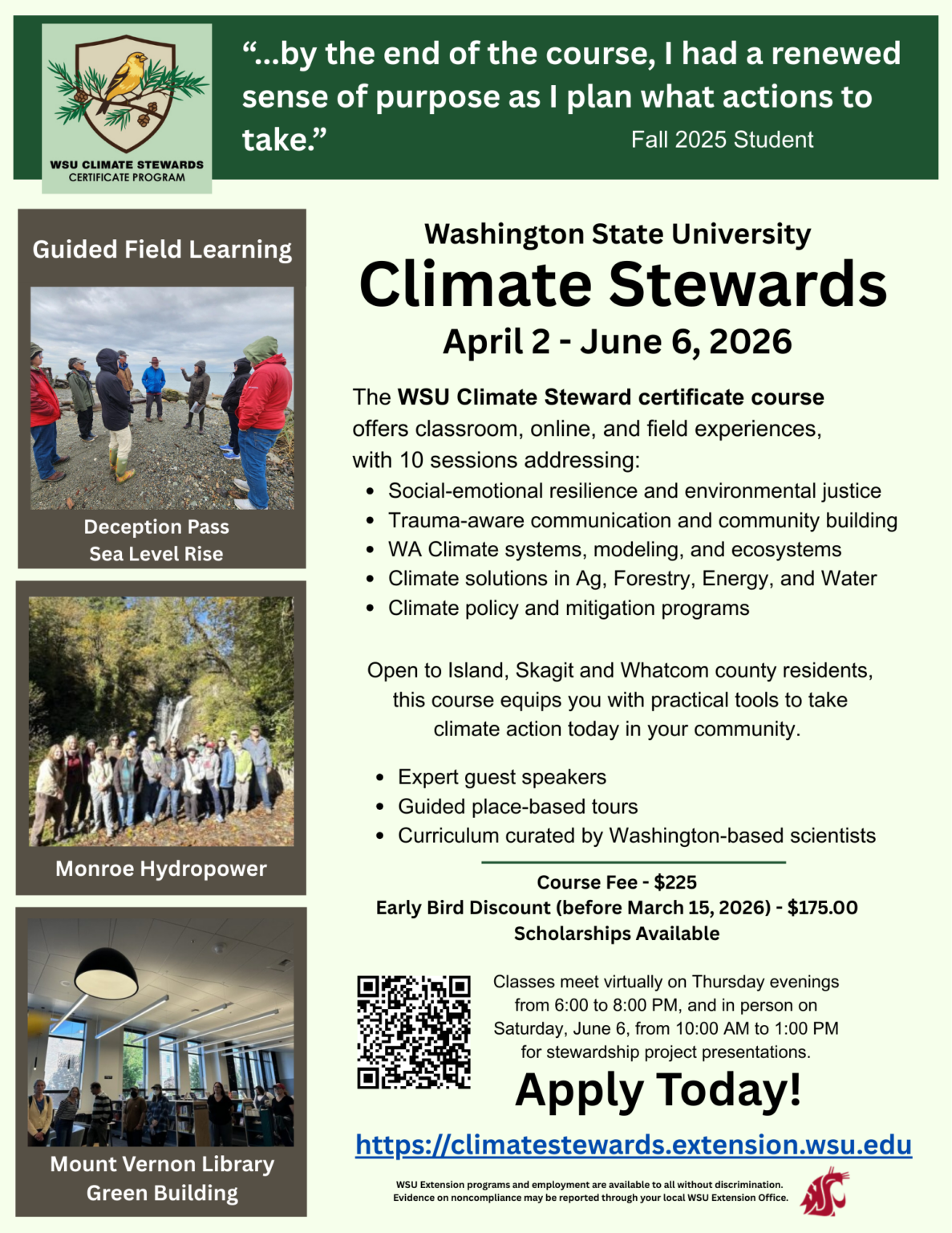 Climate Stewards | Washington State University