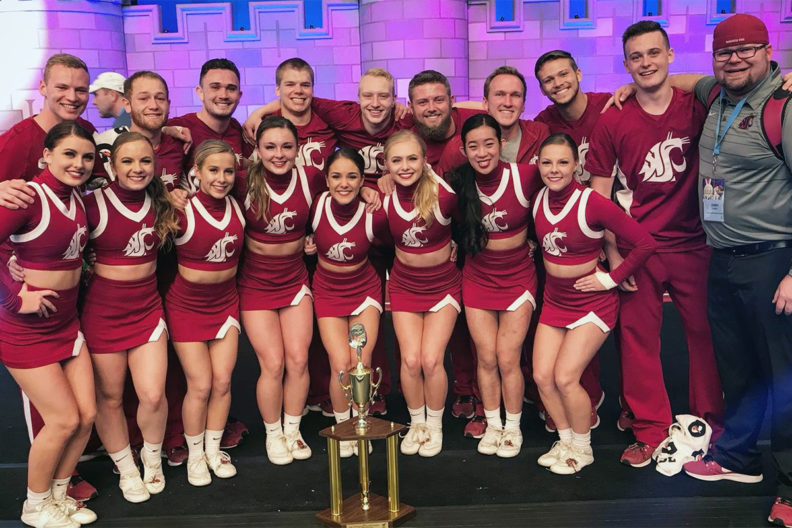 Cheer squad finishes 6th, Crimson Girls 8th at nationals | WSU Insider ...