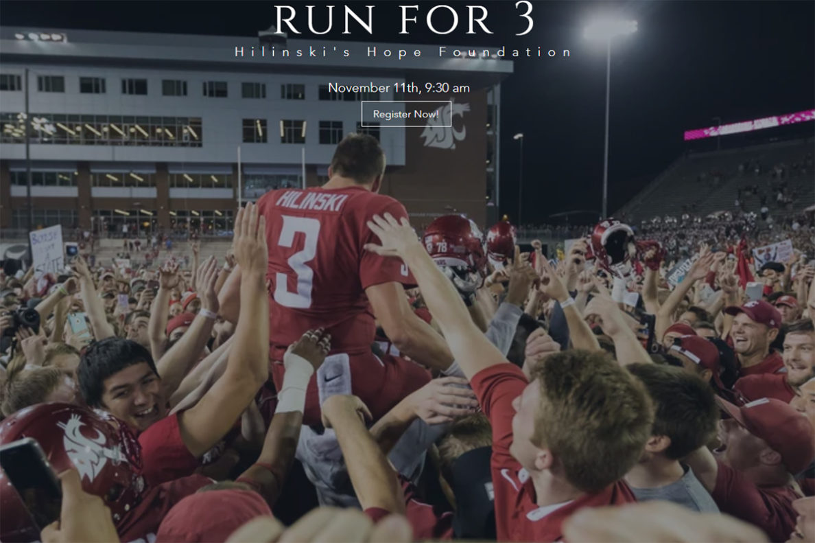 ‘Run for 3’ fun run to raise money for Hilinski’s Hope charity | WSU ...