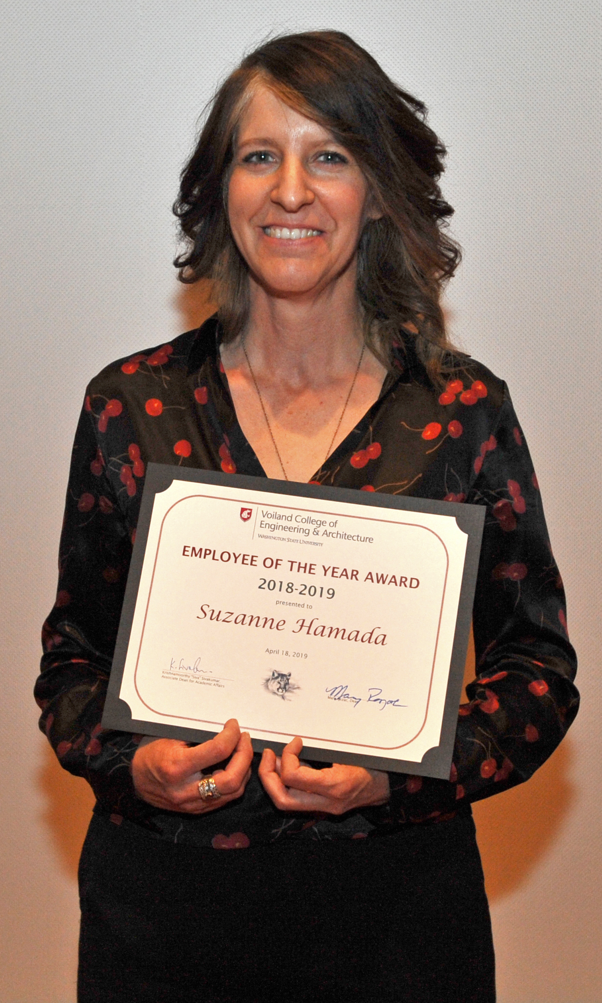 Voiland College names 2019 outstanding students, faculty and staff ...