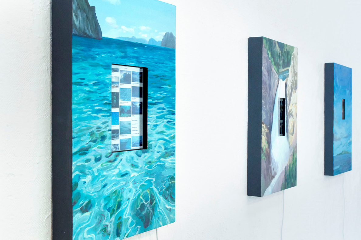 WSU fine artist explores ‘internet addiction’ with paintings | WSU ...