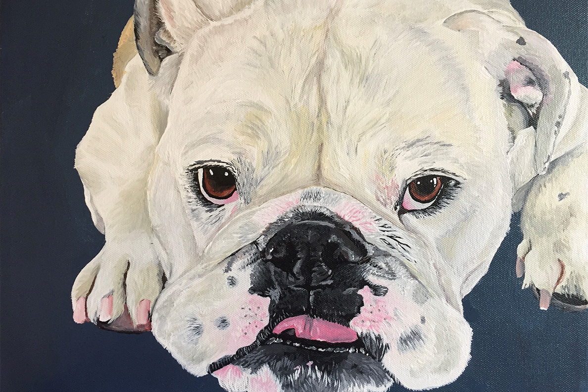 ‘Art in the Library’ artist paints pet portraits for family, friends ...
