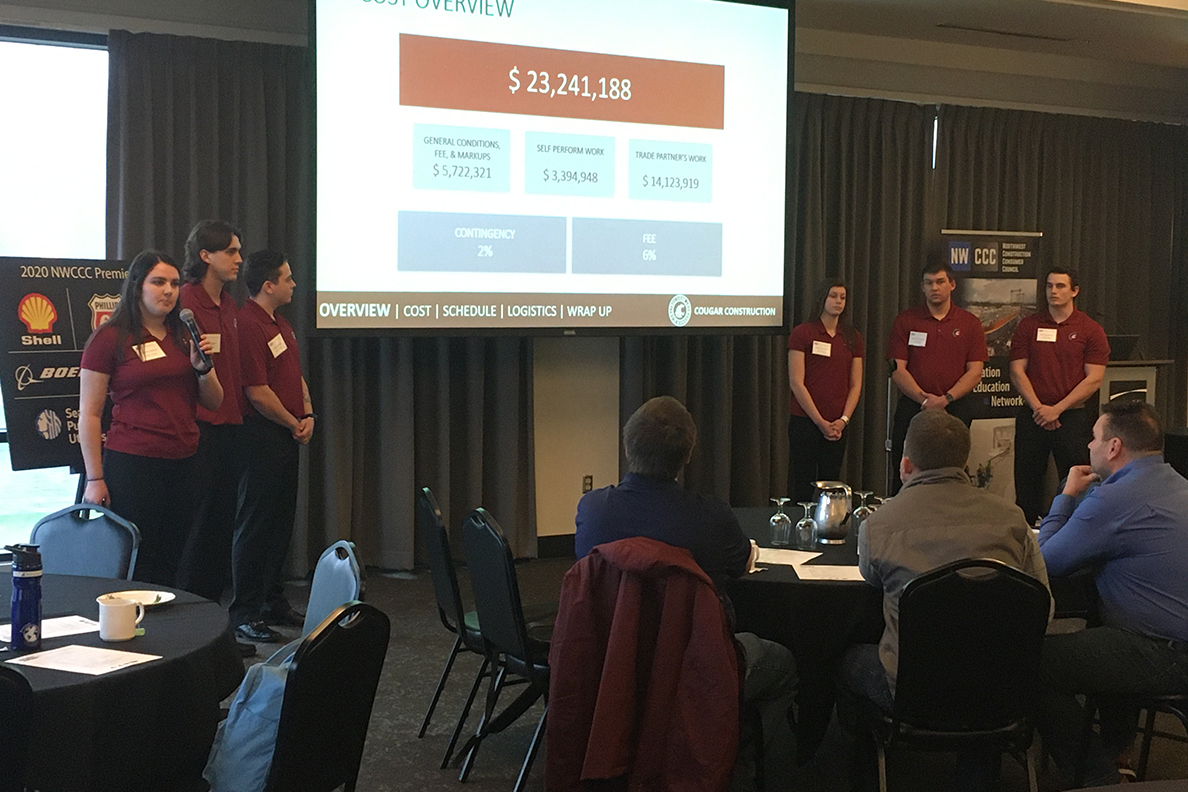 Students take top award at Pacific Northwest construction management ...