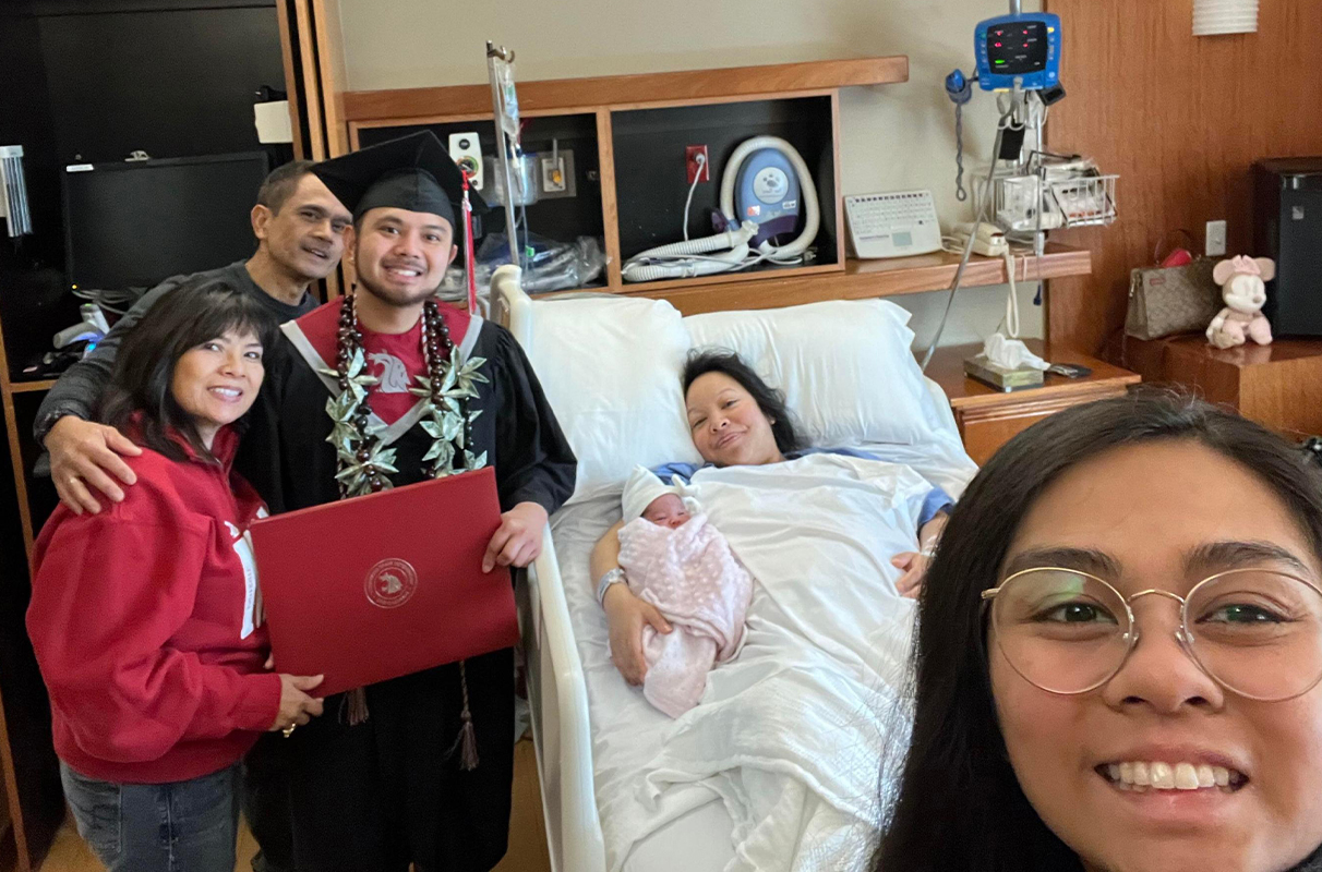 Global Campus grad remotely attends commencement after birth of daughter | WSU Insider ...