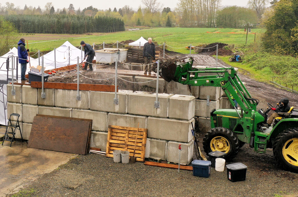 Puyallup Research and Extension Center’s compost facility generating ...