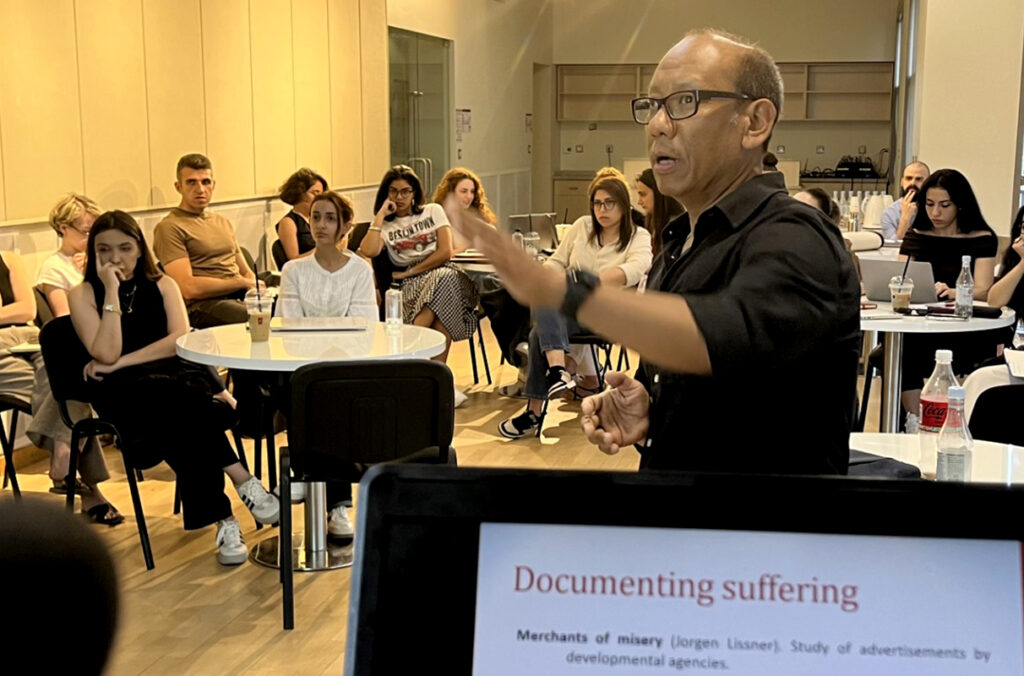 Murrow faculty visit Armenia to share expertise on media technology and coverage of humanitarian ...