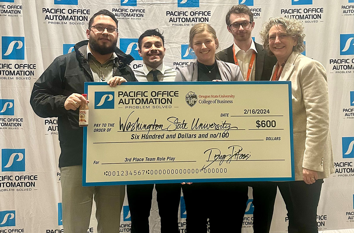 Business students excel in regional sales competition | WSU Insider ...