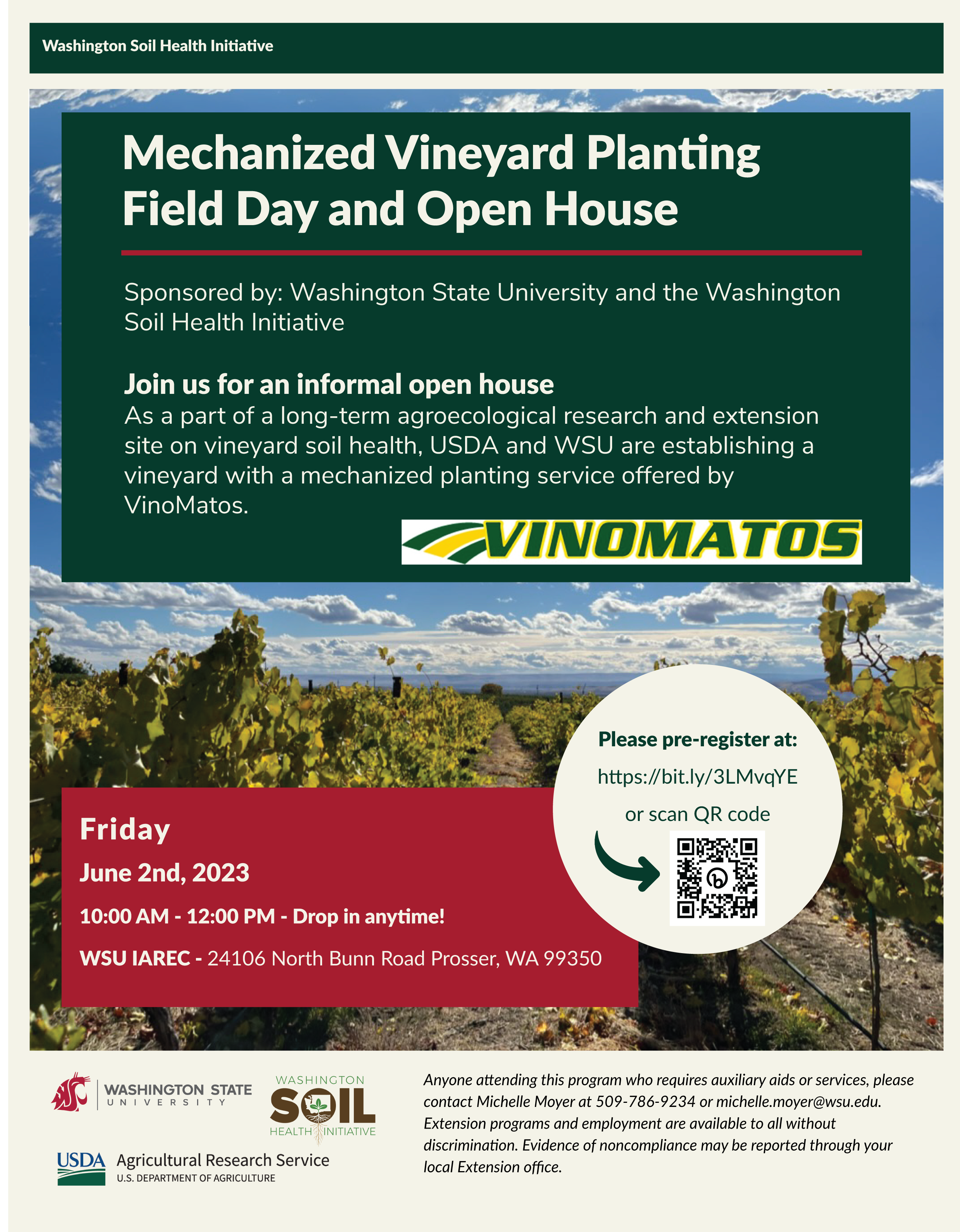 Mechanized Vineyard Planting Field Day | Soil Health | Washington State ...