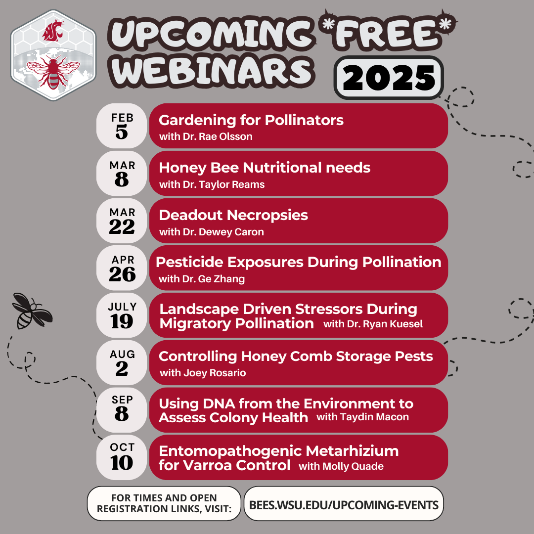January 2025 | WSU Honey Bees + Pollinators Program | Washington State University