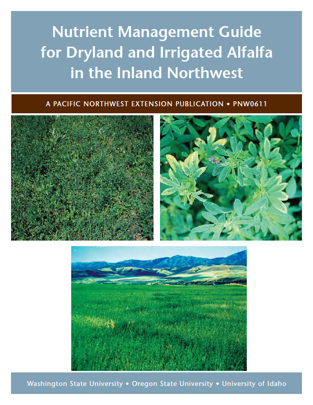 Nutrient Management Guide for Dryland and Irrigated Alfalfa in the Inland Northwest | WSU ...