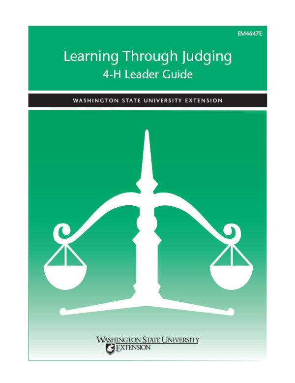 Learning Through 4-H Judging (LG) | WSU Extension Publications ...
