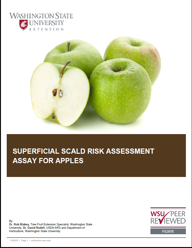 Superficial Scald Risk Assessment Assay for Apples | WSU Extension ...