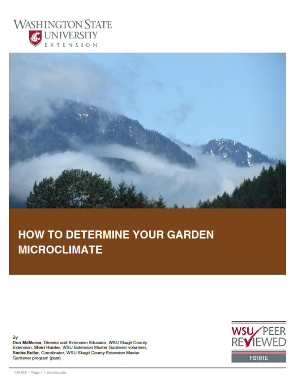 How to Determine your Garden Microclimate | WSU Extension Publications ...