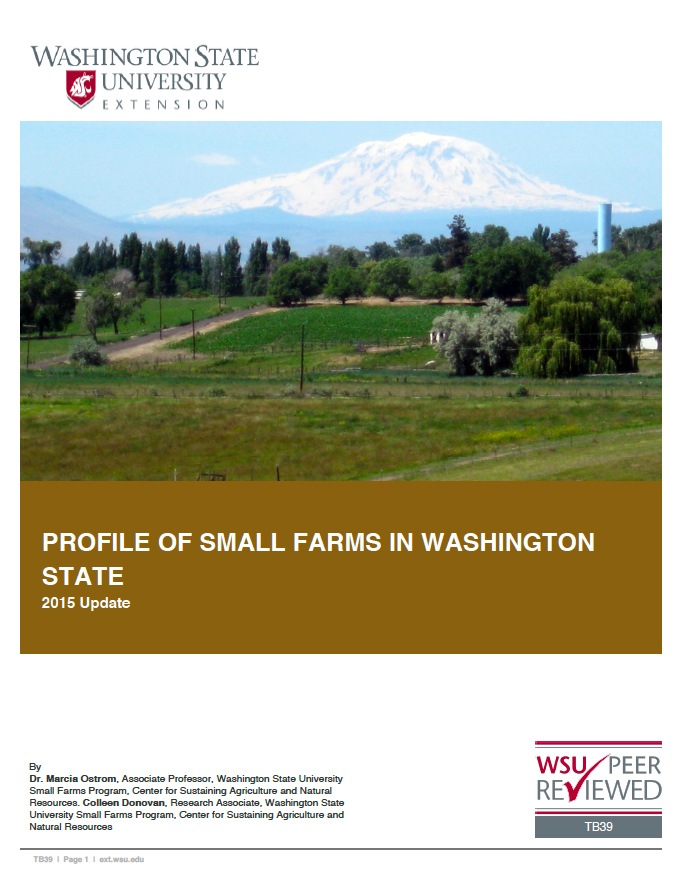 Profile of Small Farms in Washington State Agriculture (2015 Update ...