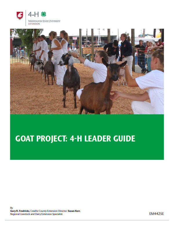 Goat Project: 4-H Leader Guide | WSU Extension Publications ...