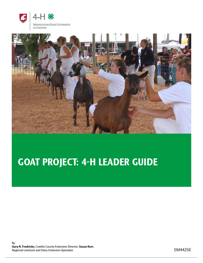 Goat Project: 4-H Leader Guide | WSU Extension Publications ...