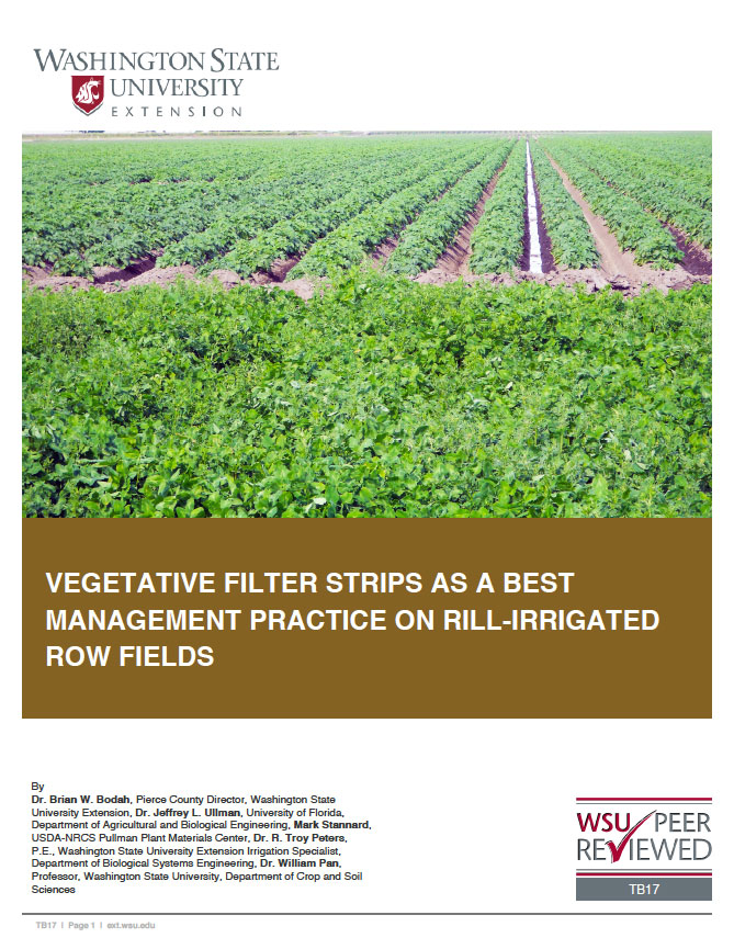 Vegetative Filter Strips as a Best Management Practice on Rill ...
