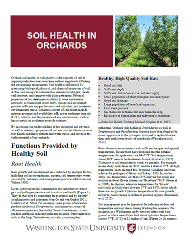 Soil Health in Orchards | WSU Extension Publications | Washington State ...