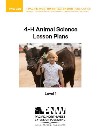 4-H Animal Science Lesson Plans Level 1 | WSU Extension Publications ...