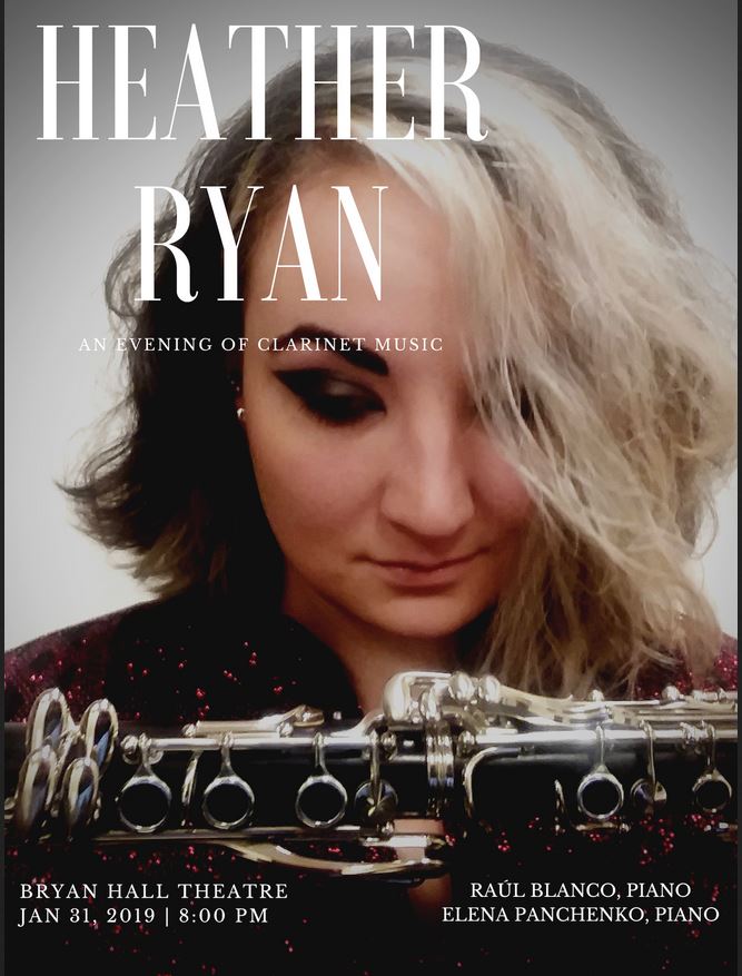 Graduate Recital: Heather Ryan, clarinet | Events | Washington State ...