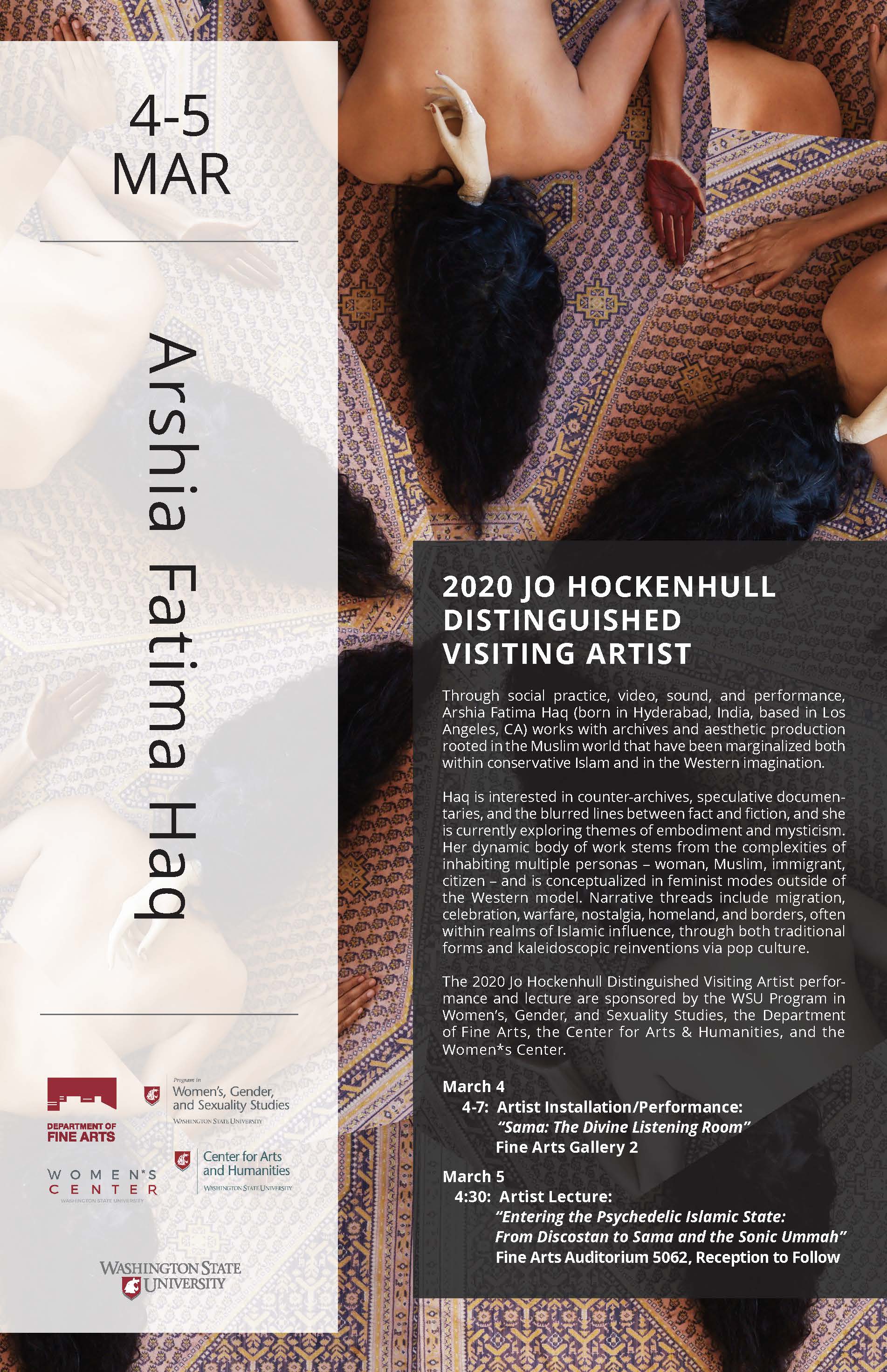 Arshia Fatima Haq 2020 Jo Hockenhull distinguished visiting artist ...