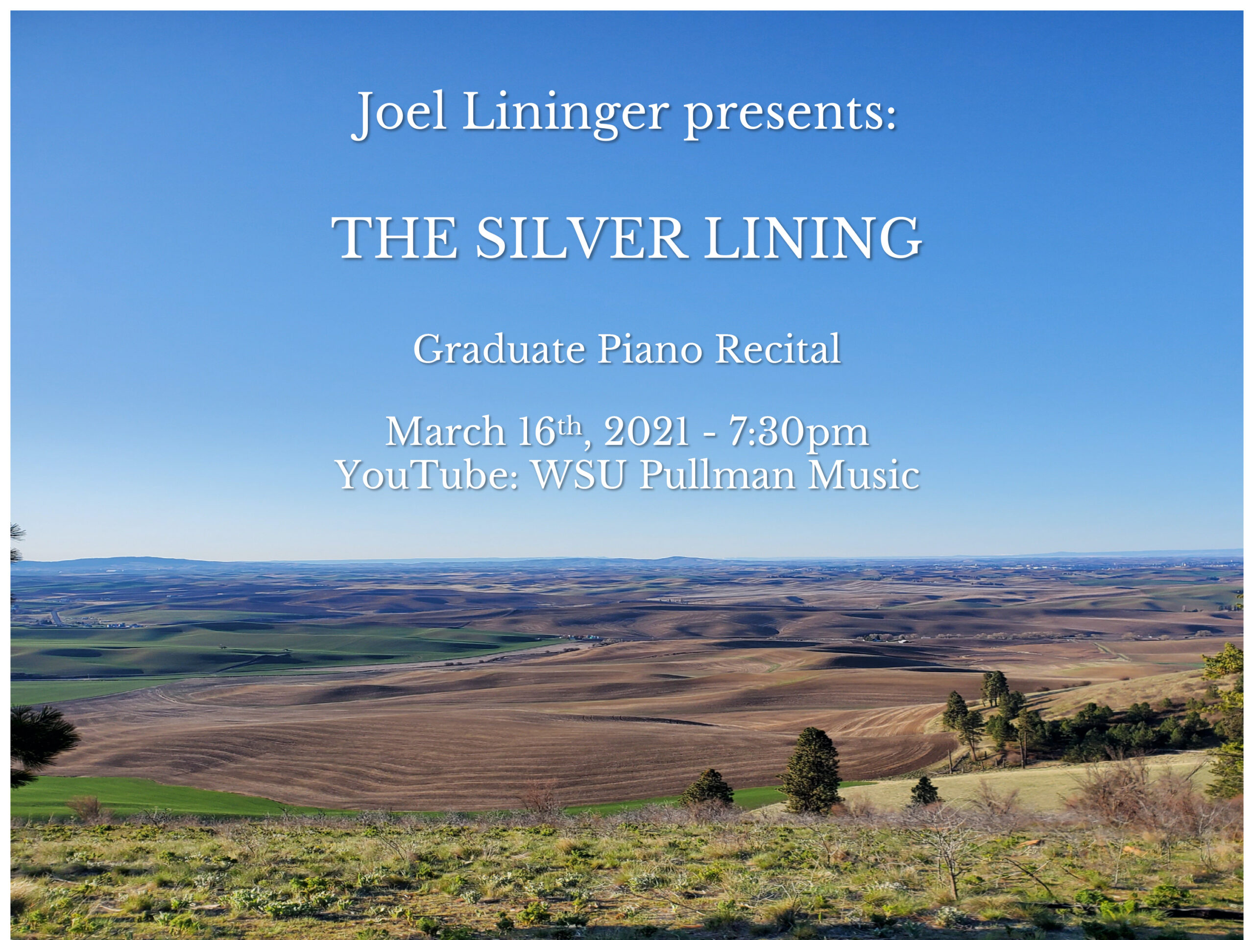Graduate Recital: Joel Lininger presents The Silver Lining | Events ...