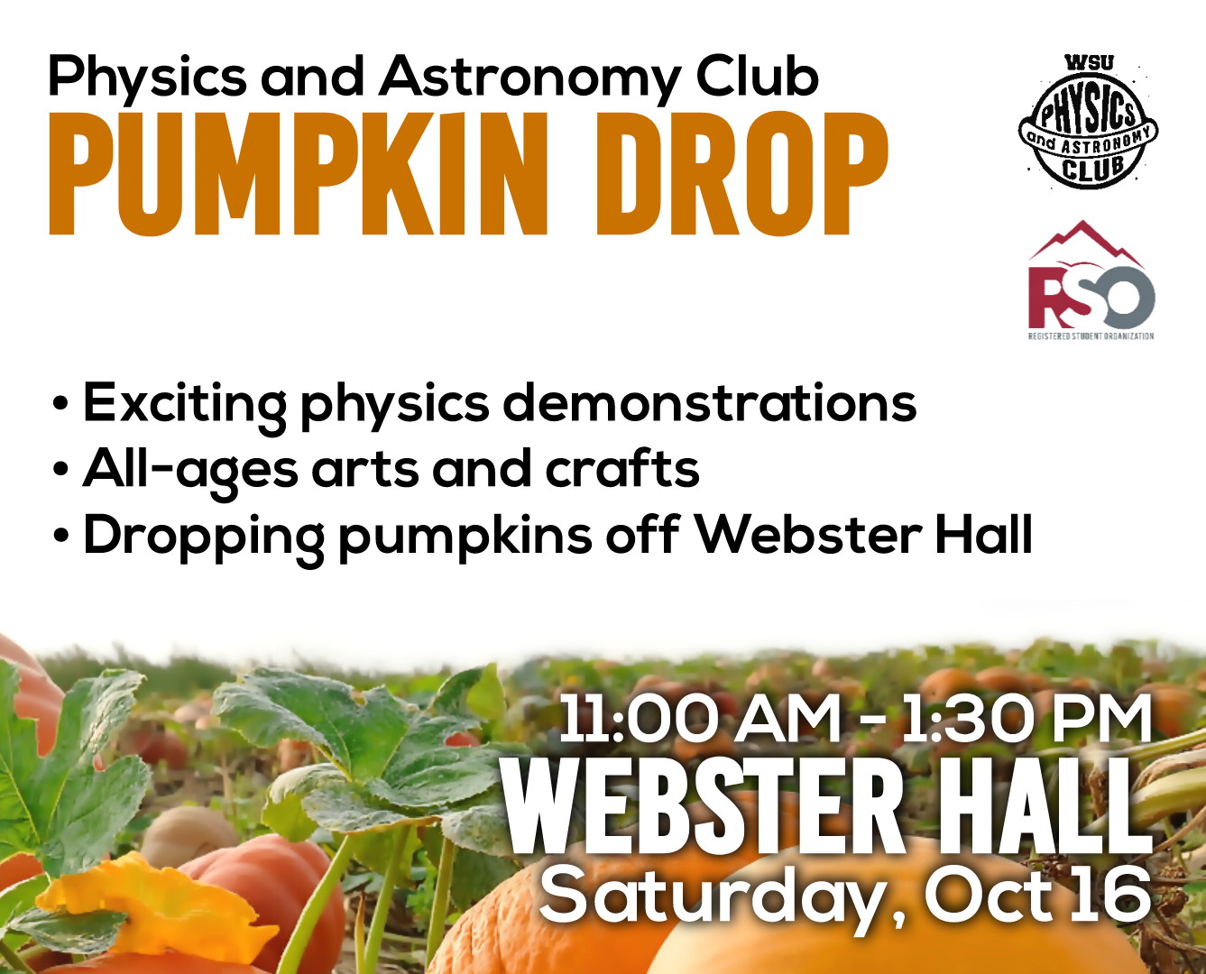 Pumpkin Drop | Events | Washington State University