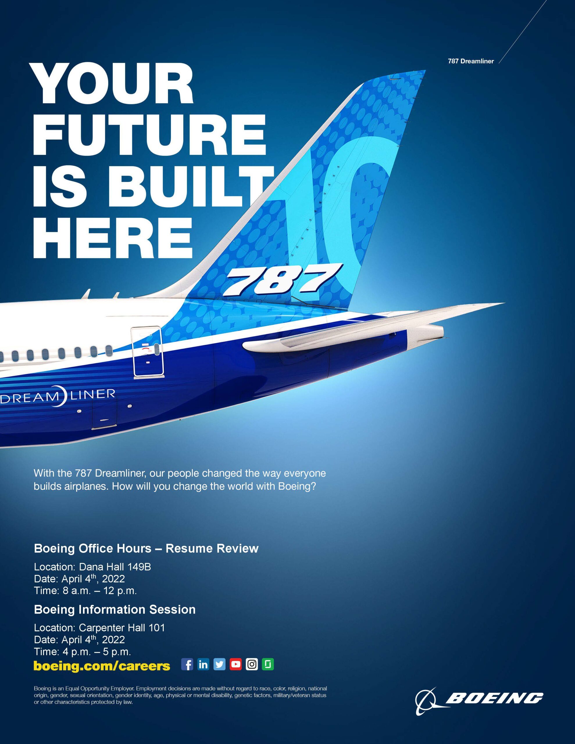 Boeing Information Session | Events | Washington State University