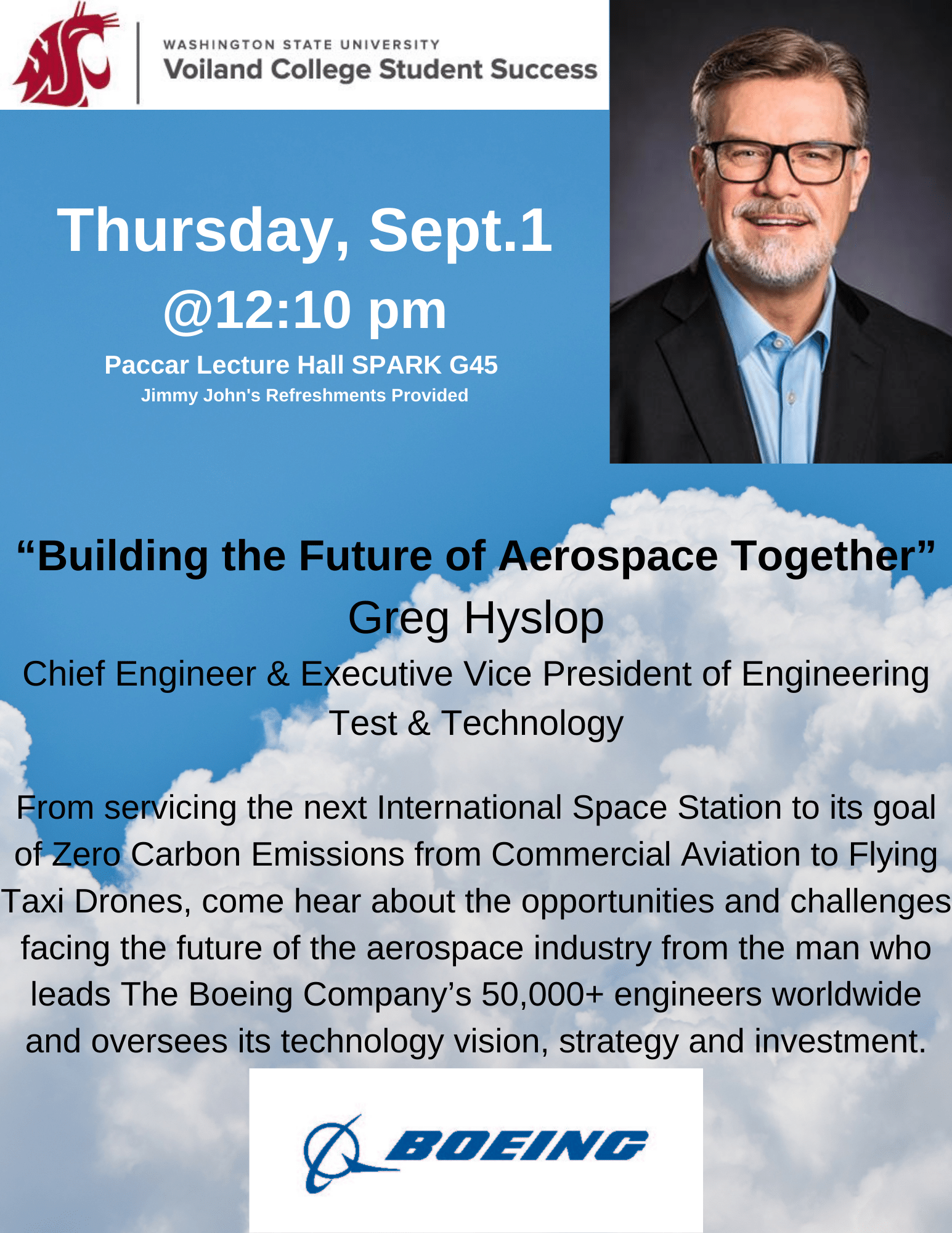 “Building the Future of Aerospace Together” w/Greg Hyslop, The Boeing ...