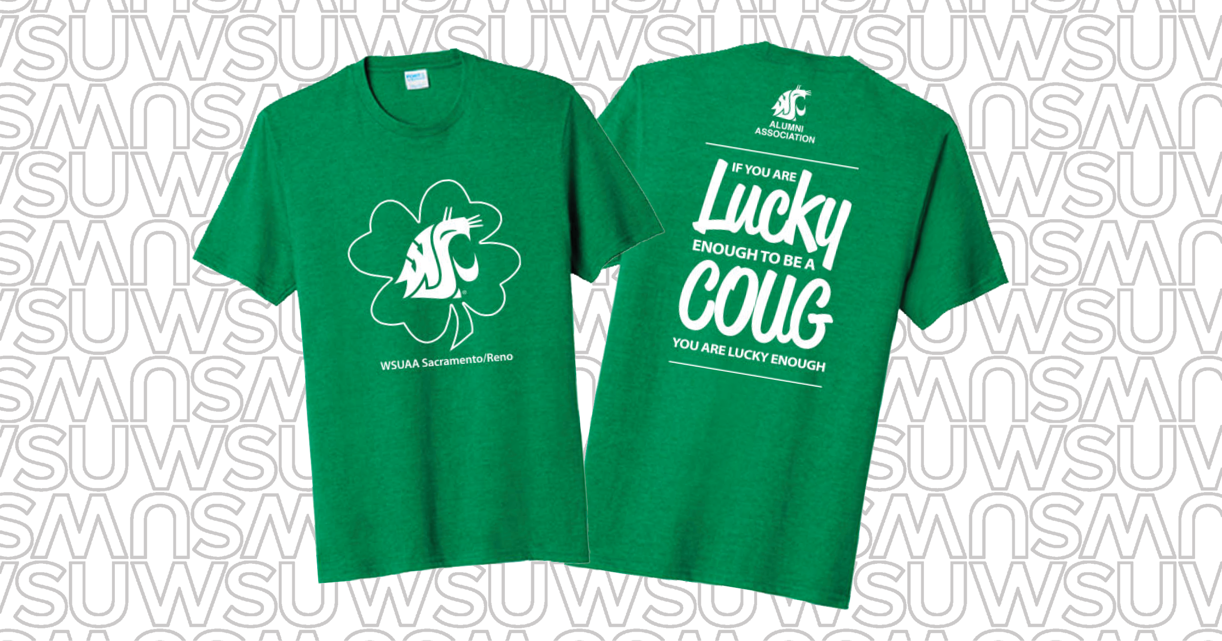 Sacramento & Reno Cougs Shamrock Shirts | Events | Washington State ...
