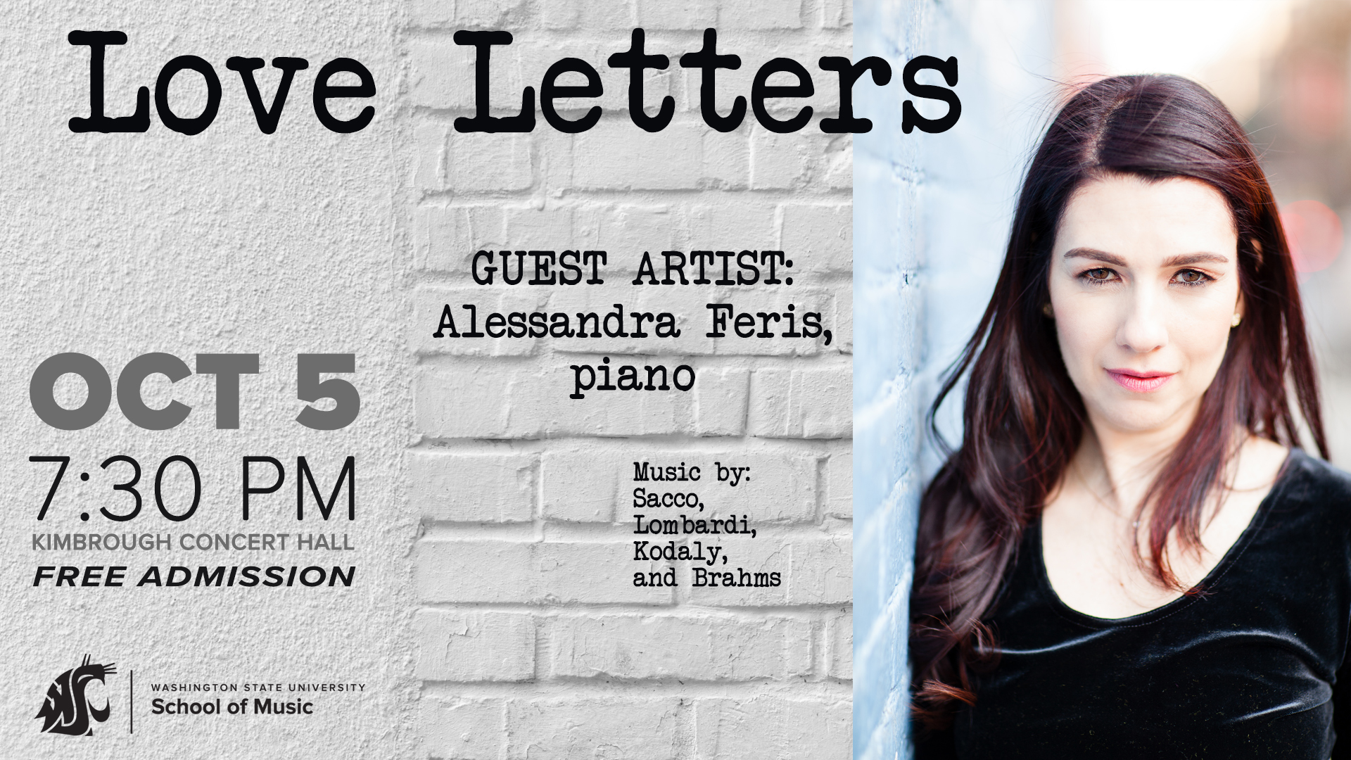 Guest Artist: Dr. Alessandra Feris, piano | Events | Washington State ...