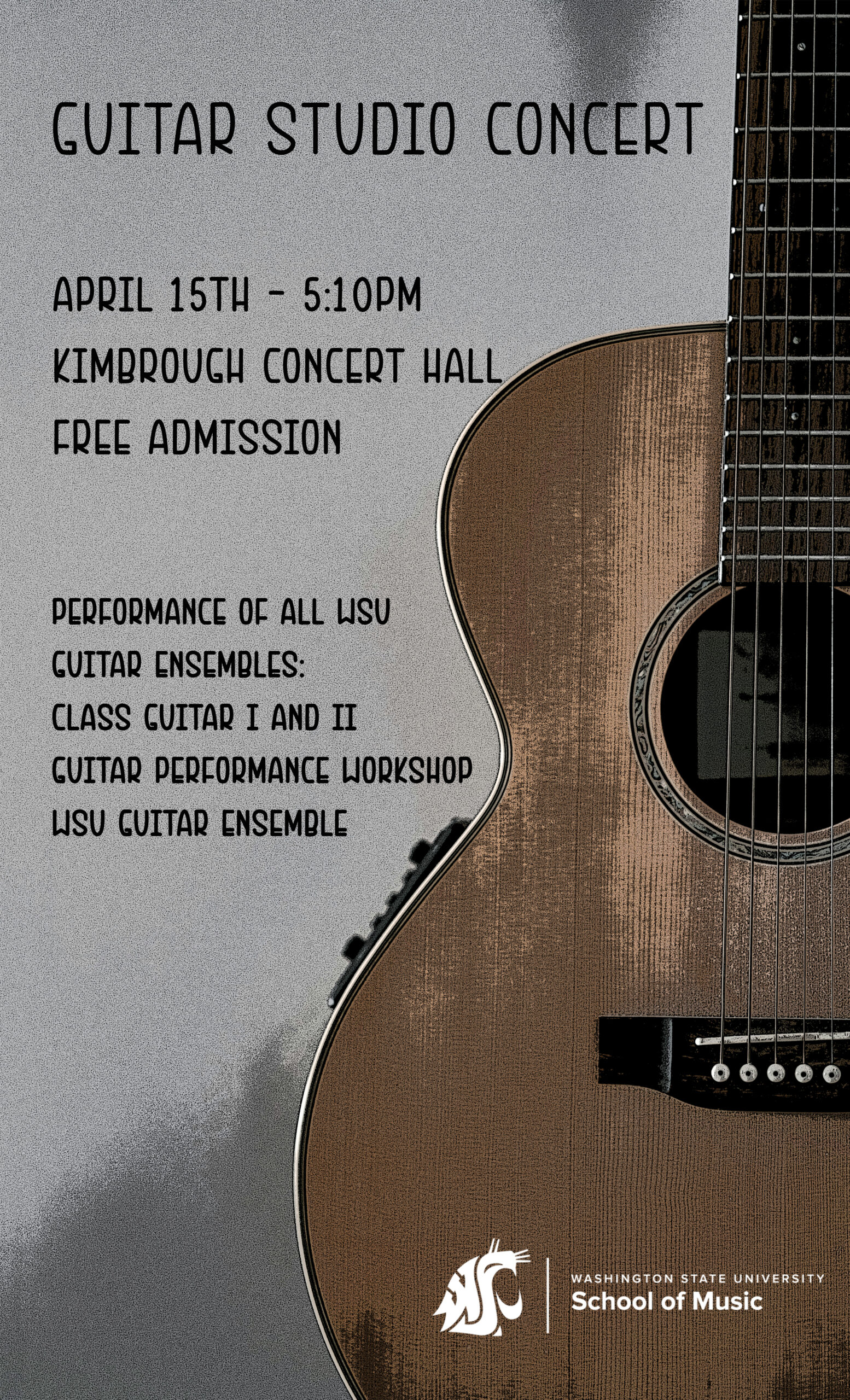 Guitar Studio Concert | Events | Washington State University