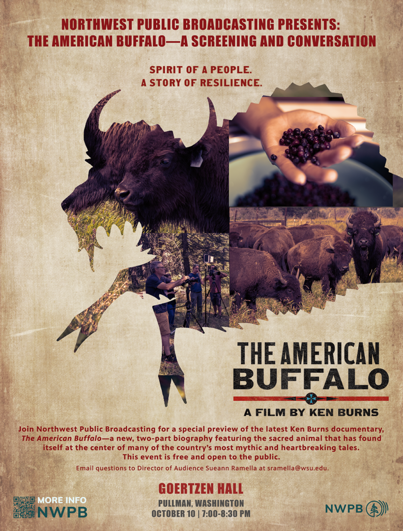 NWPB Presents: The American Buffalo, A Screening and Conversation ...