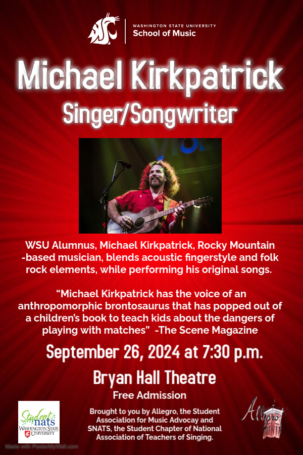 Guest Artist: Michael Kirkpatrick, voice | Events | Washington State ...
