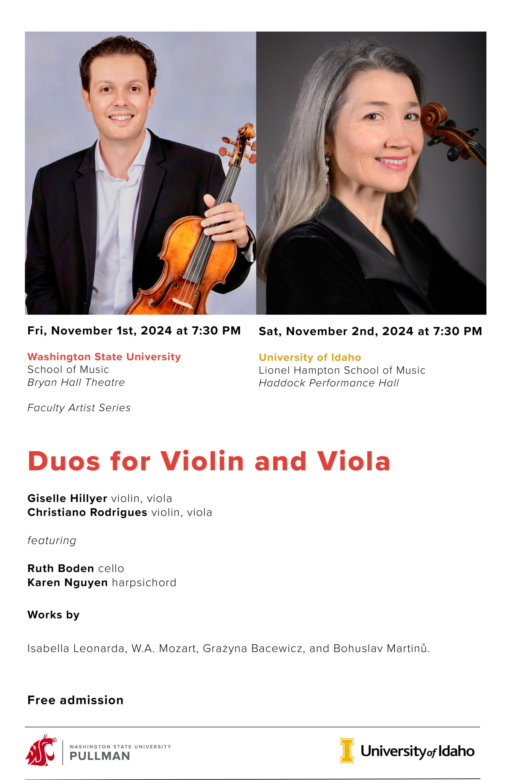 Faculty Artist Series: Christiano Rodrigues, violin | Events ...