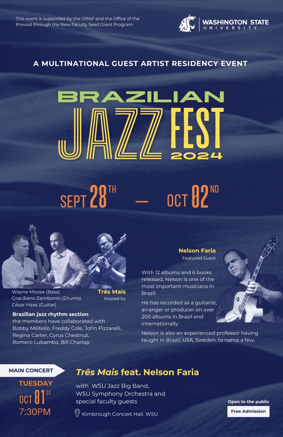 Brazilian Jazz Fest | Events | Washington State University
